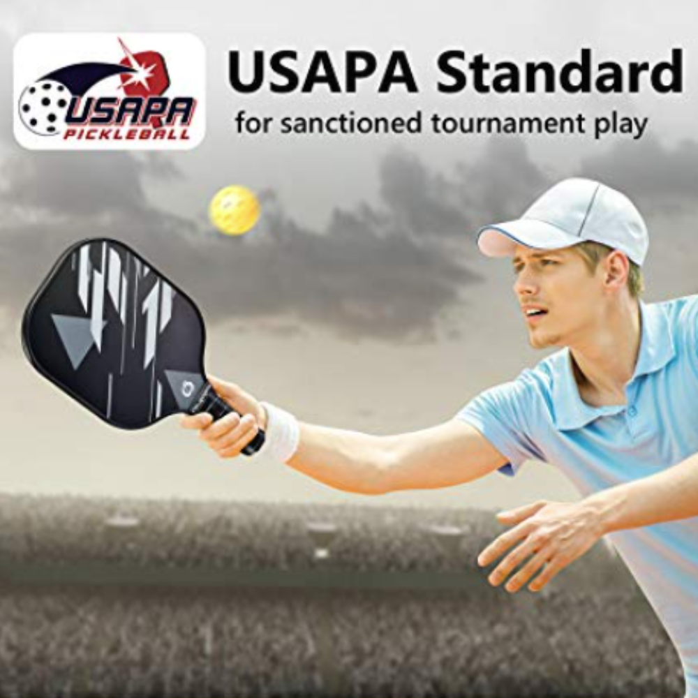 Nuipipo USAPA Approved Black & Grey Pickleball Paddle – Pickleball HQ